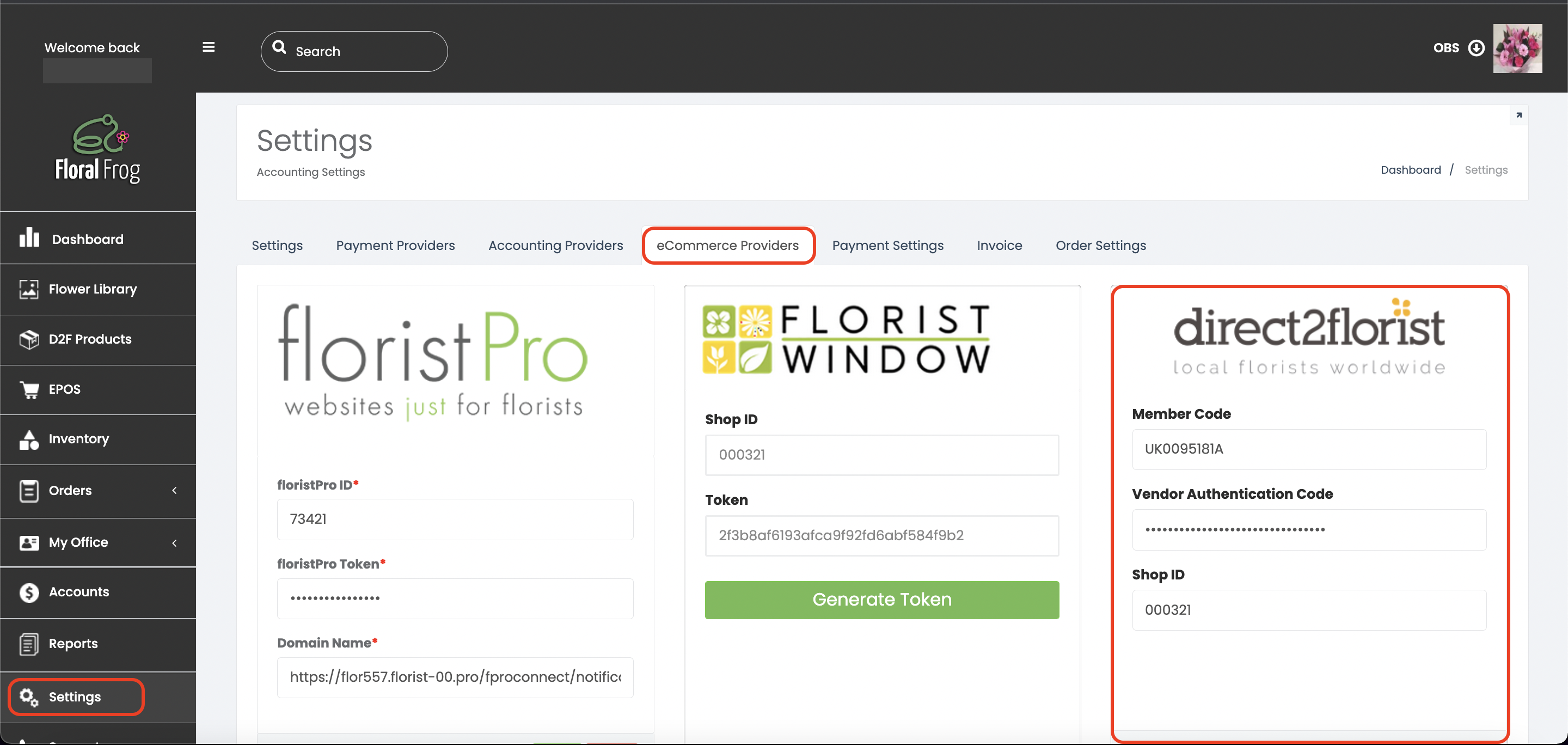Integrating with D2F
